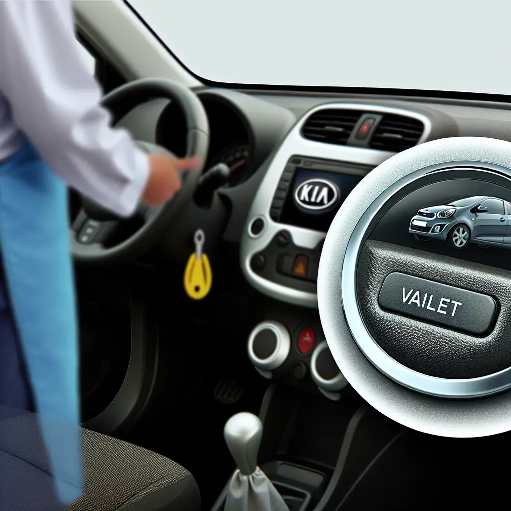 Cómo encontrar el botón valet en Kia Picanto - C3 Care Car Center