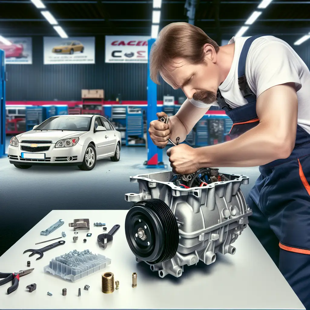 Guía práctica para desarmar compresor de aire acondicionado Chevrolet ...
