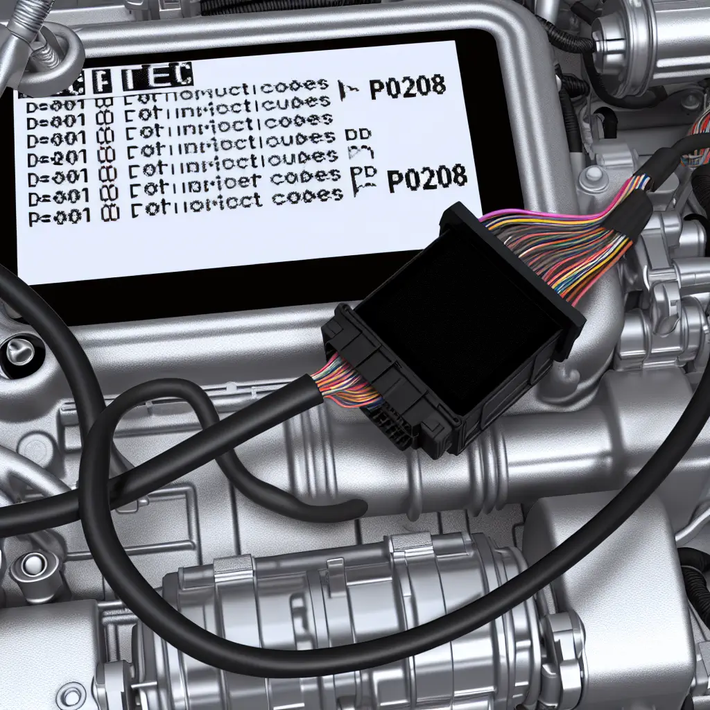 Causas y soluciones del código DTC P0208 en vehículos - C3 Care Car Center
