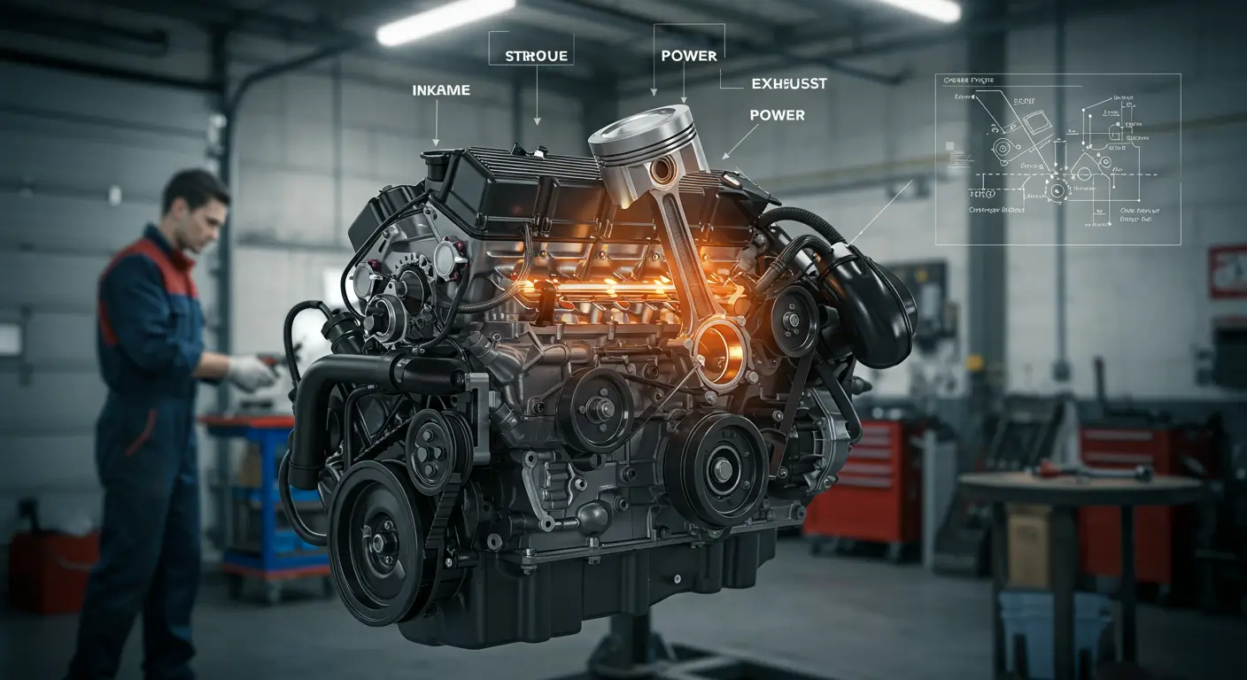 Descubre cómo funcionan los cuatro tiempos del motor automotriz - C3 ...