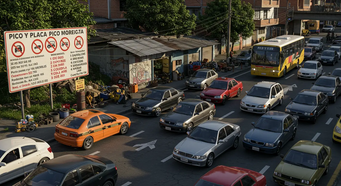 Descubre el horario del pico y placa en Medellín hoy - C3 Care Car Center