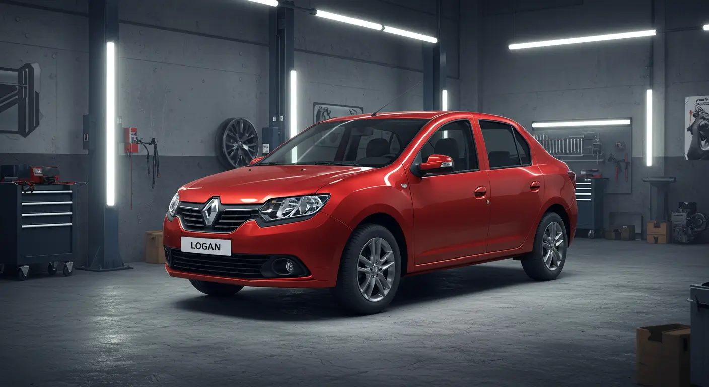 Descubre el potente atractivo del Renault Logan Rojo Fuego - C3 Care ...