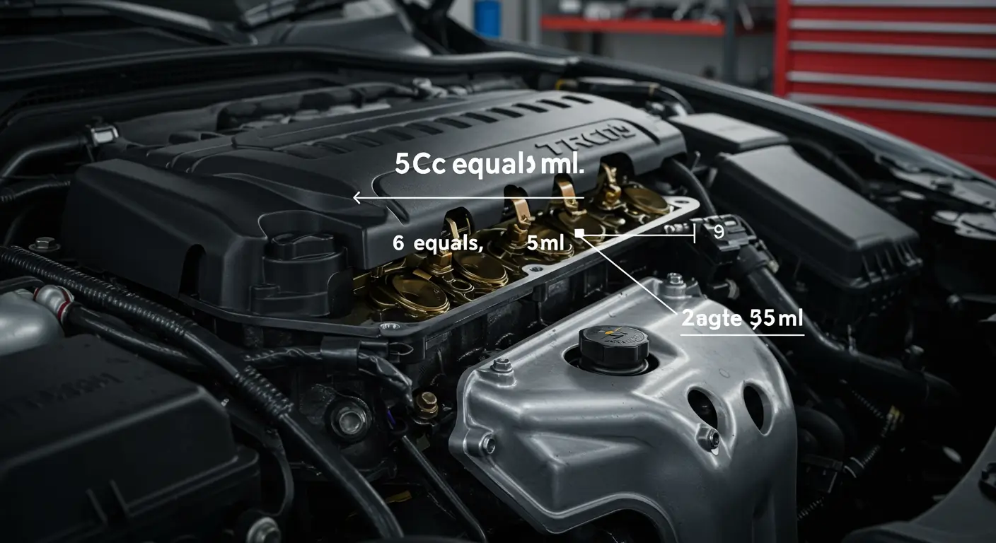 Diferencia entre 5cc y 5ml en líquidos automotrices - C3 Care Car Center