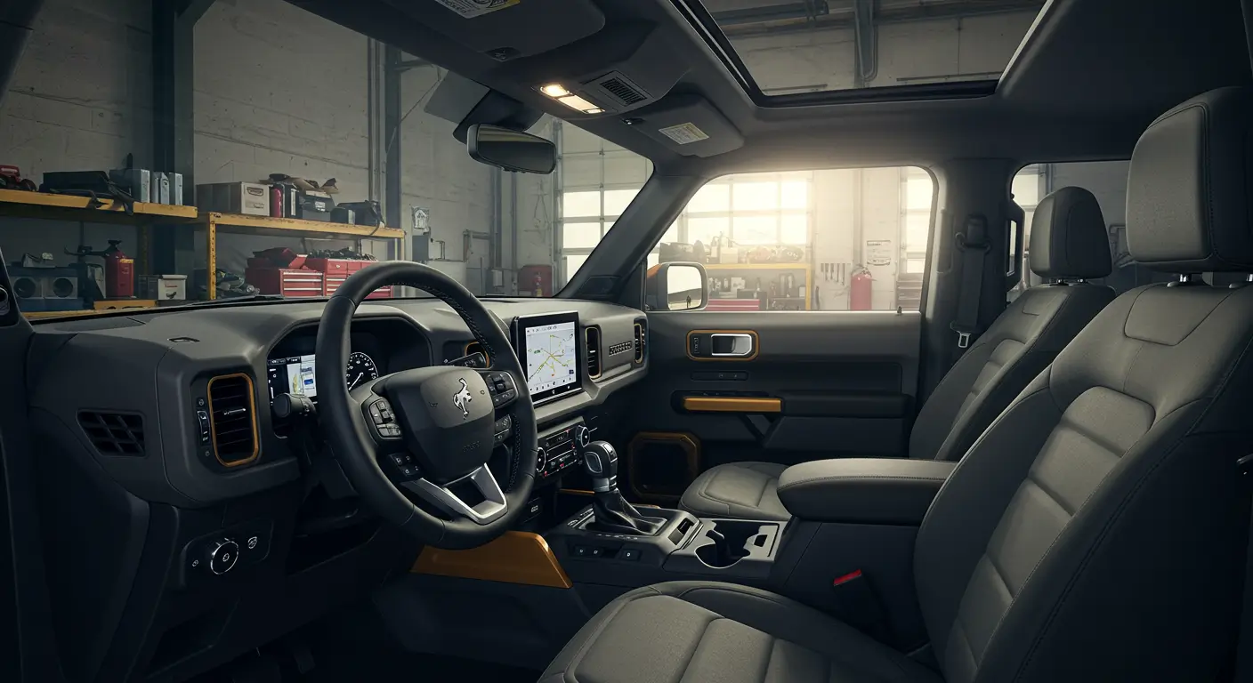 Explora el impresionante interior del Ford Bronco 2025 - C3 Care Car Center