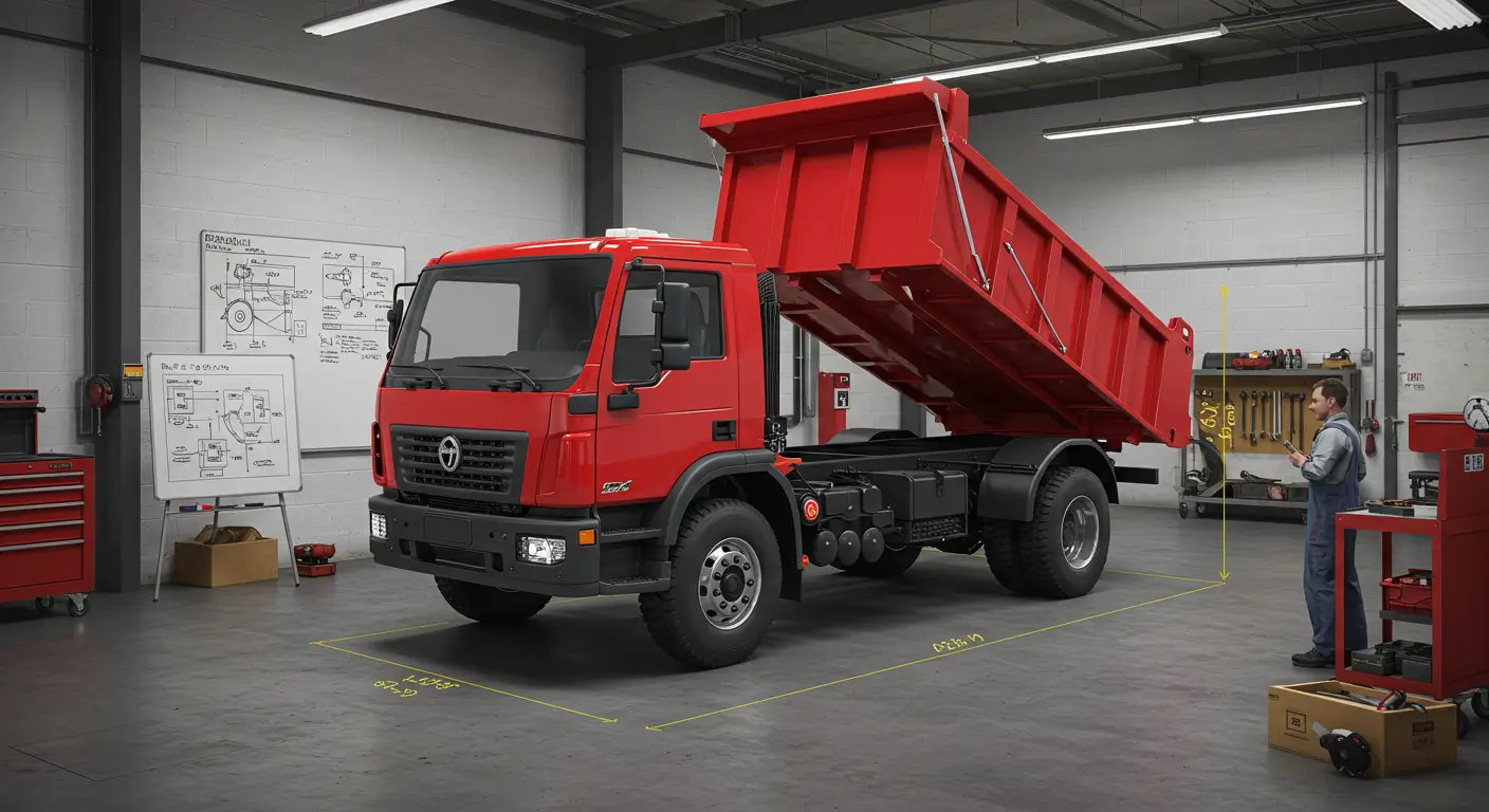 Explora las dimensiones clave de una volqueta sencilla eficiente - C3 ...