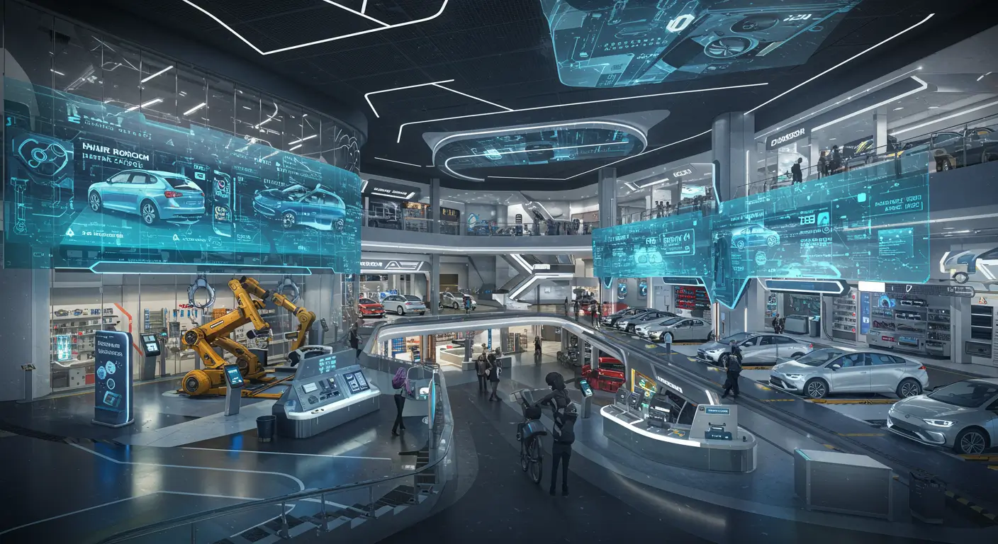 Innovaciones automotrices: centro comercial alta tecnología y sus ...