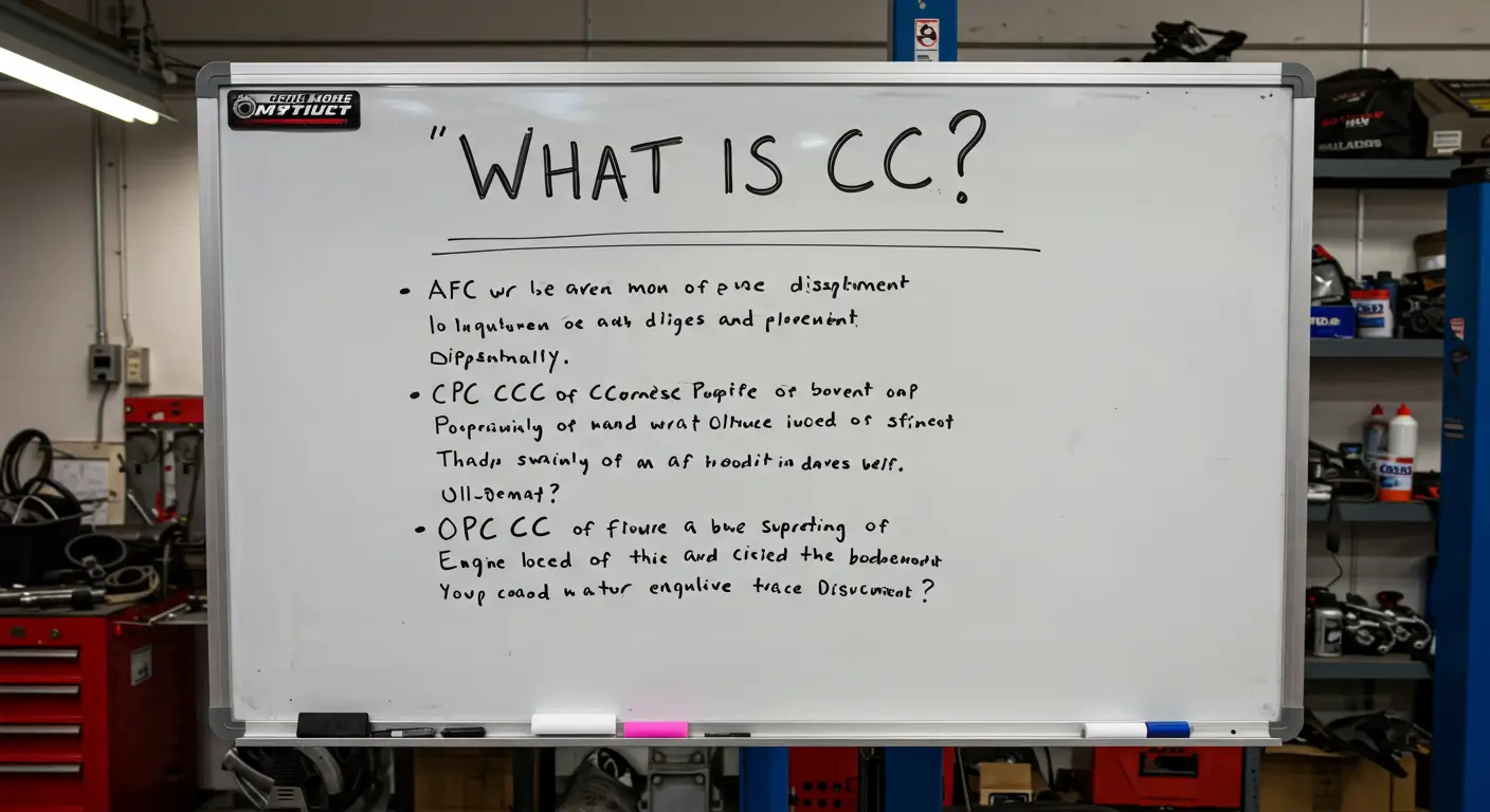 ¿Qué es el CC en motores y por qué es importante? - C3 Care Car Center