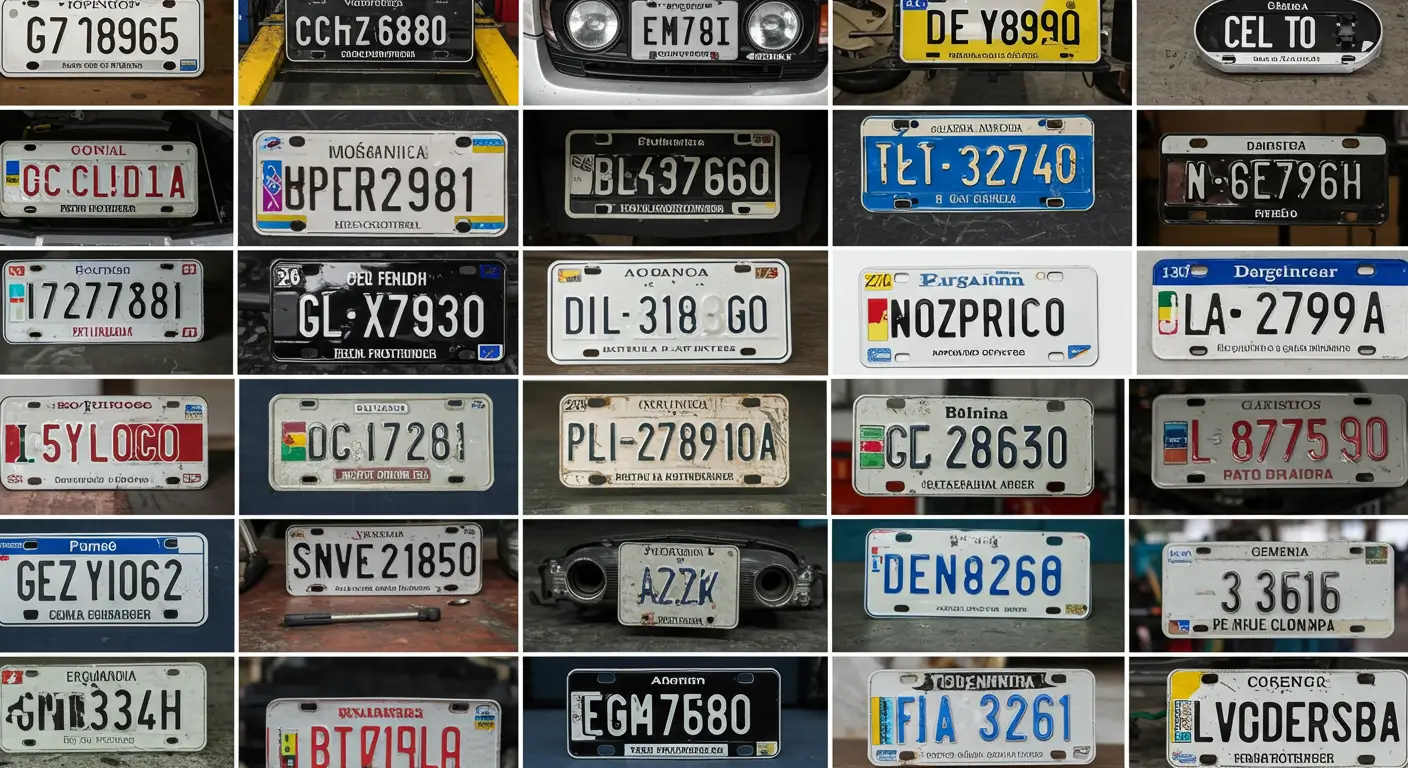 Explora los diferentes tipos de placas vehiculares en Colombia - C3 ...