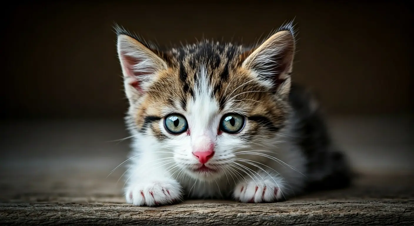 runt kitten - C3 Care Car Center