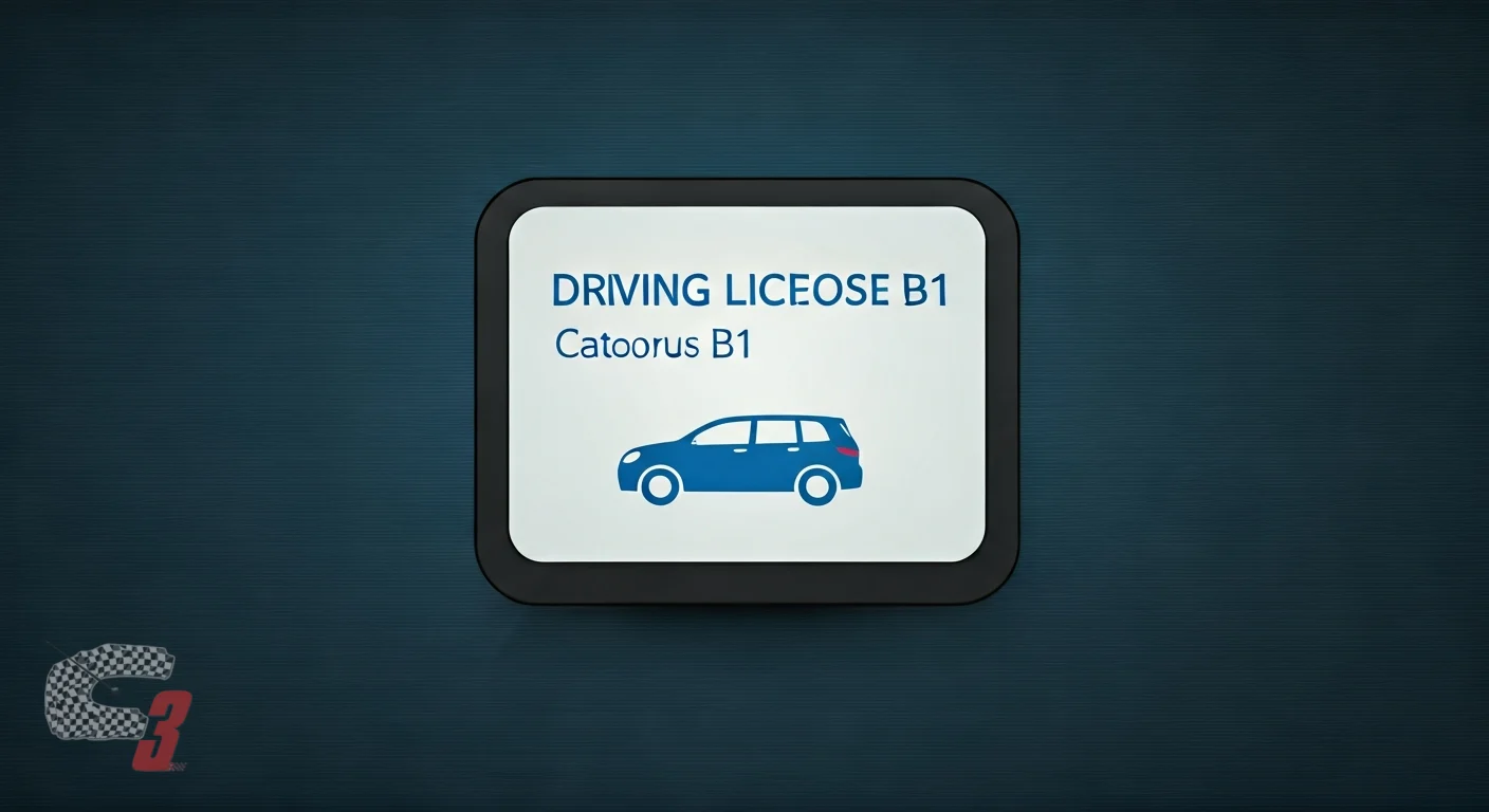 Licencia de conduccion categoria b1 - C3 Care Car Center